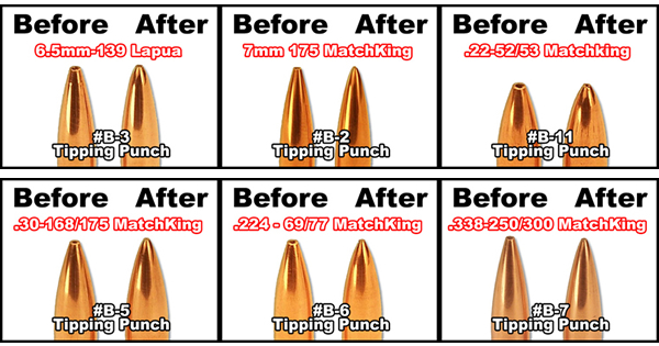 Precision Match Bullets Modified with Meplat Trimmer & Bullet Tipping ...